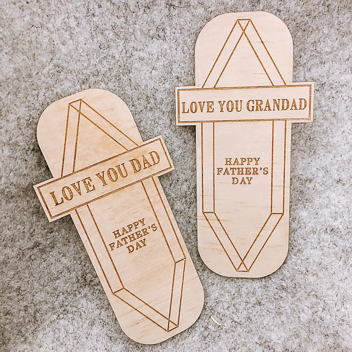 Geometric Father's Day Bookmarks - Perfect gift for the book loving ...