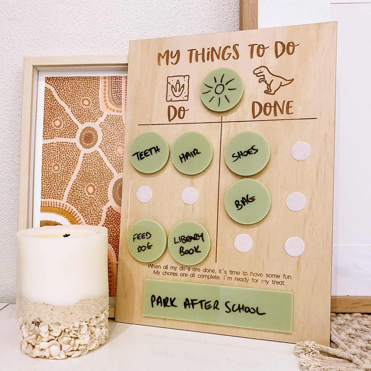 Things to do Board - Job Board - Chore Chart - A Shartruese Original ...