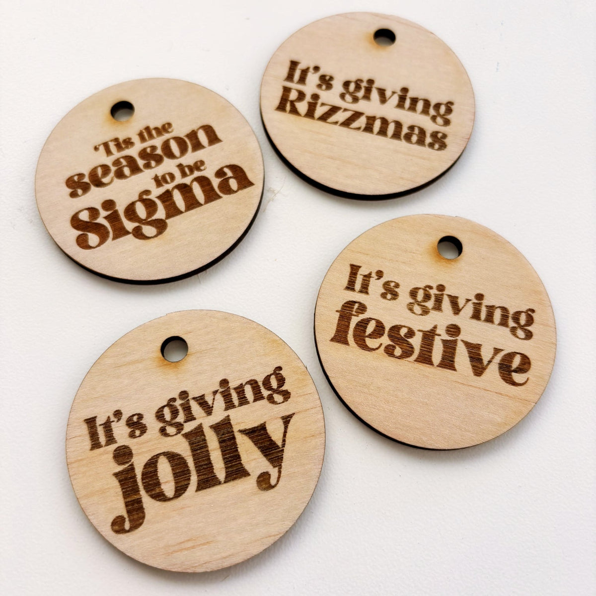 Skibidi Gift Tags - Shartruese Christmas Ornament acrylic Christmas Funny
