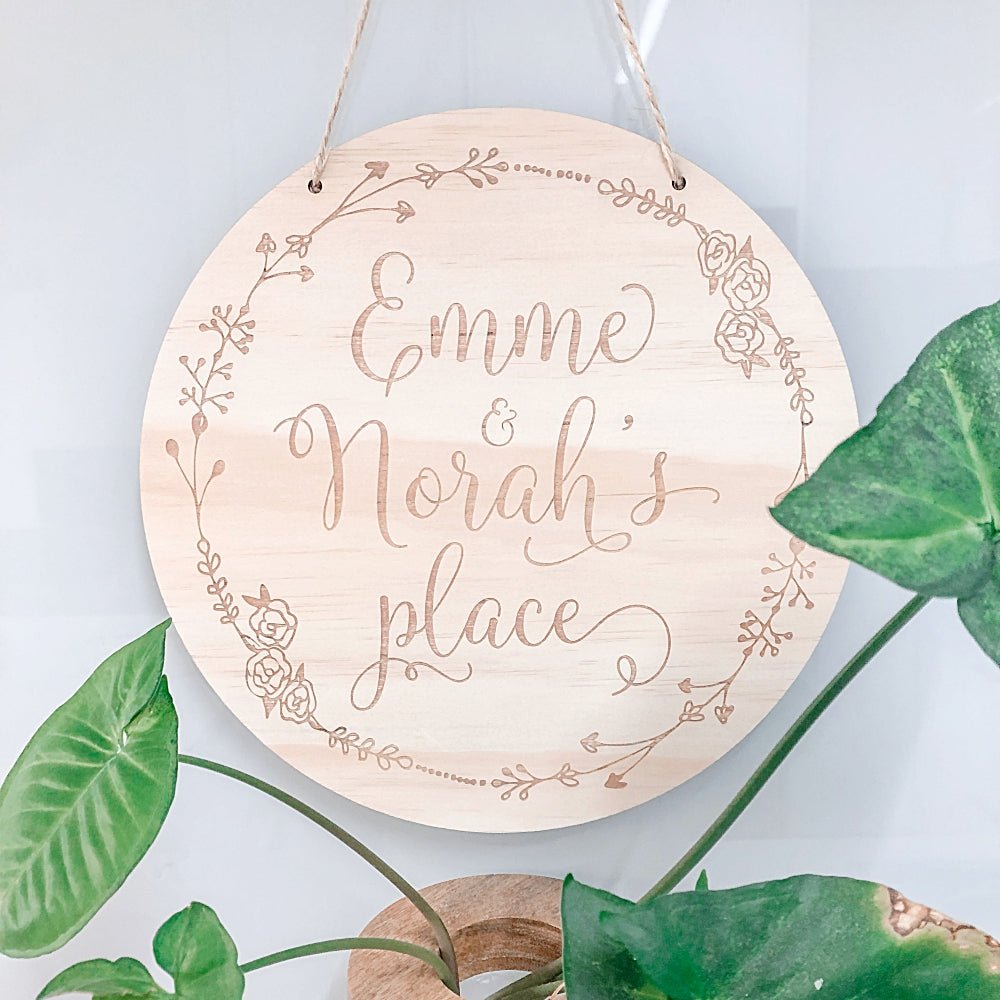 Cubby Plaques personalised for Summertime fun and imagination – Shartruese