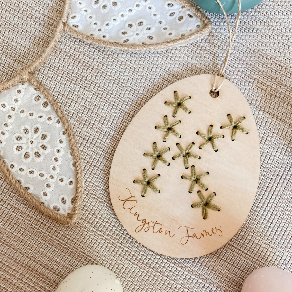 Embroidered || Easter Ornament || Easter Crafts || Keepsake – Shartruese