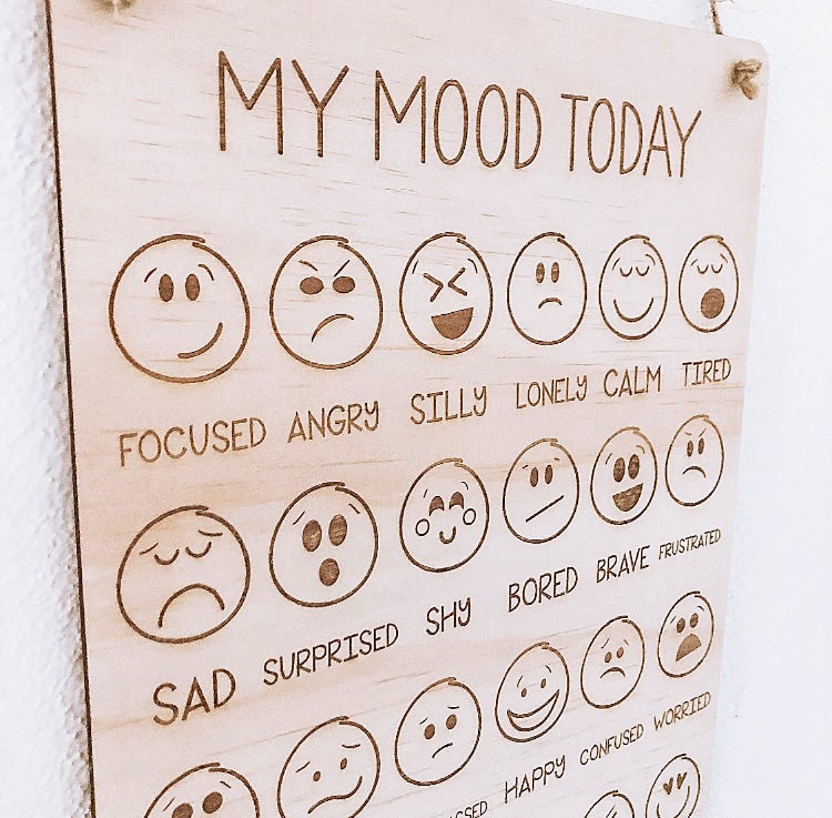 My Mood Plaque - Learning tools to suit the classroom or at home ...