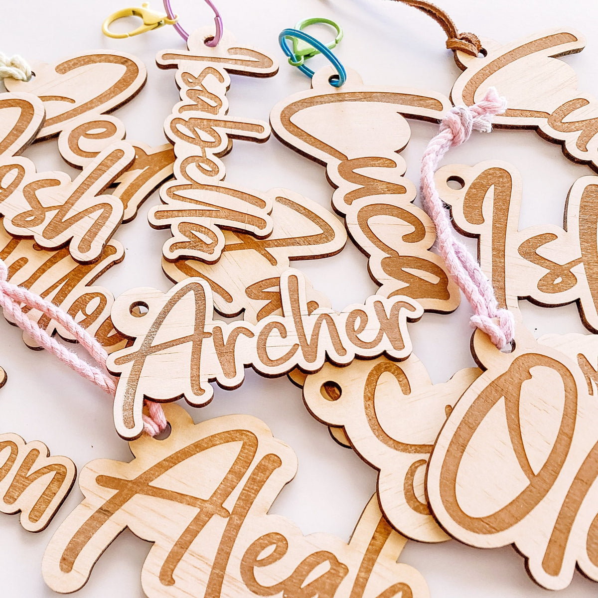 Name Bag Tags - Shartruese School Bag Tag Bag Tag Mini Teacher Pencil Tag