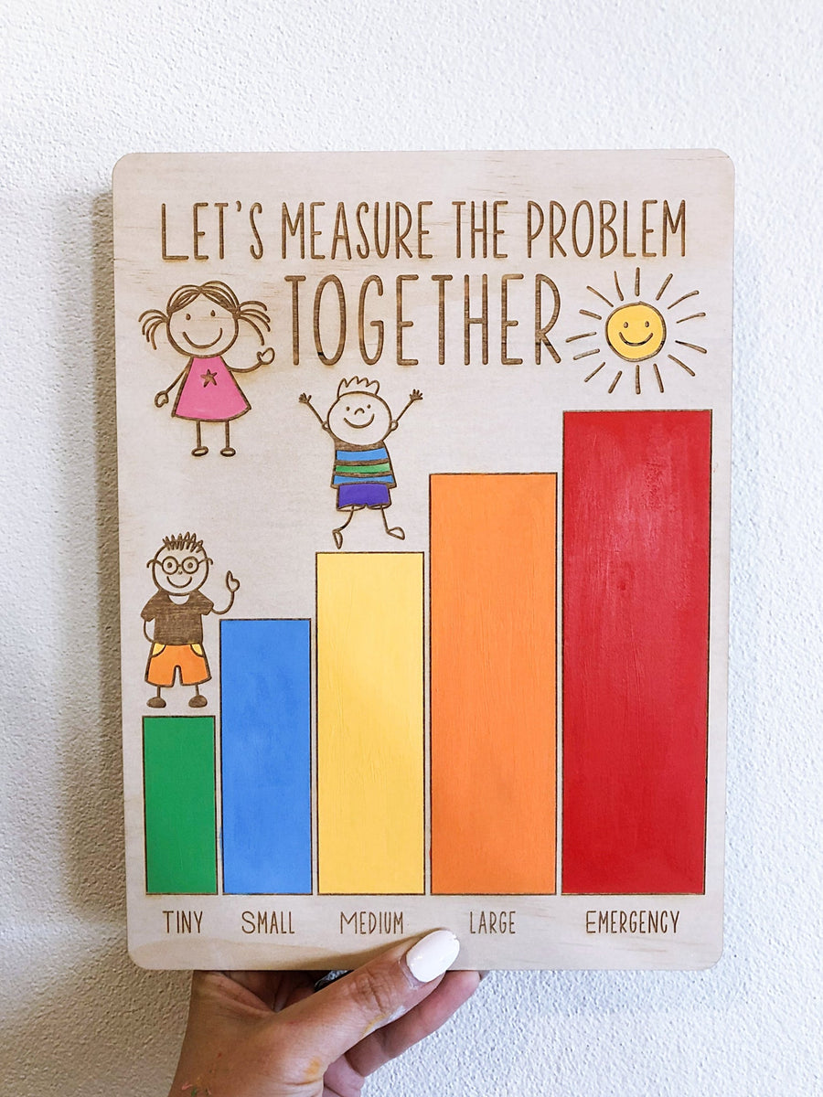 Problem Measure Plaque || Children's Learning Tool || Problem Solving ...
