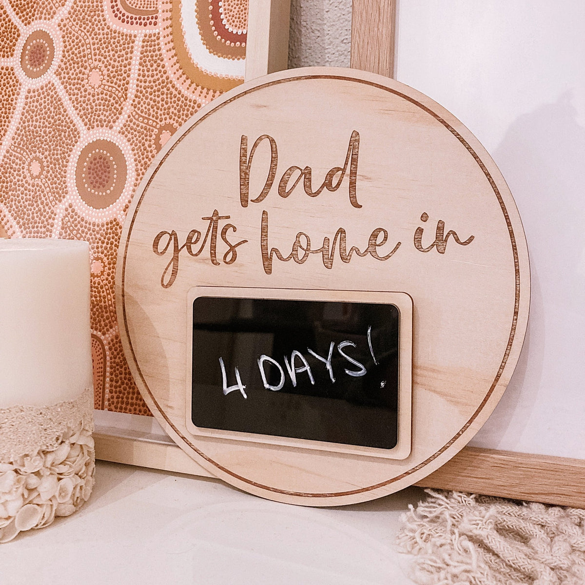 Shartruese FIFO Board - For FIFO or Military families