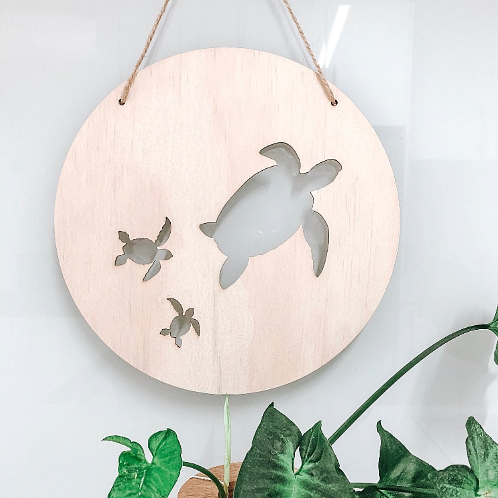 Turtle Tribe Plaque - Shartruese Home Decor Anniversary gift Baby gift ...