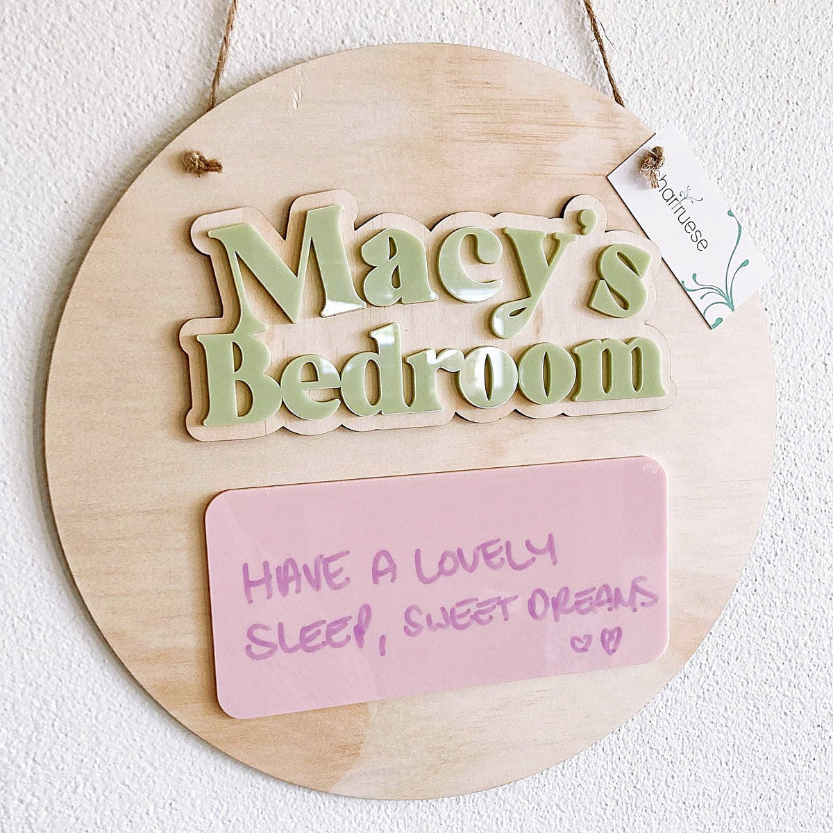 Tween Bedroom Sign - Note taking to the next level for your tween ...